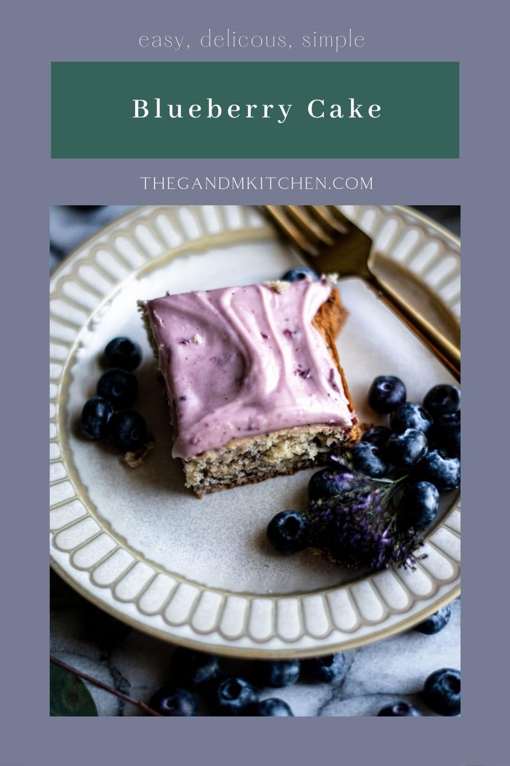 Fresh Blueberry Sheet Cake - The G & M Kitchen