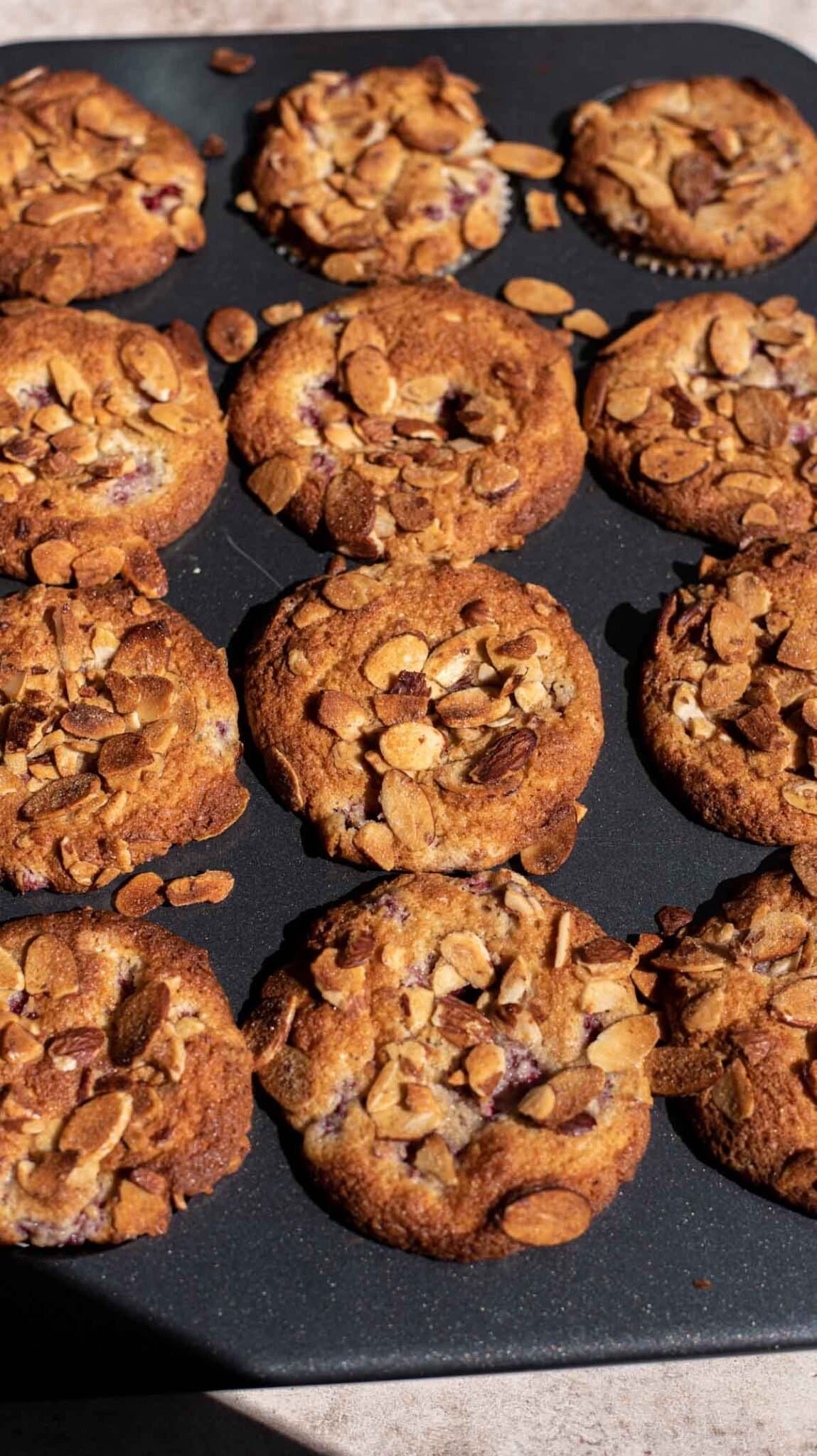 Raspberry Almond Muffins - The G & M Kitchen