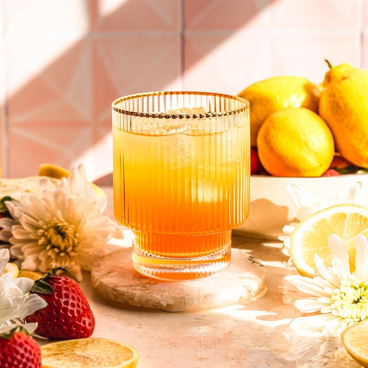 The Best Strawberry Limoncello Spritz - The G & M Kitchen