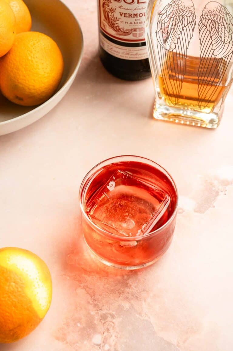 Bourbon Boulevardier Cocktail - The G & M Kitchen